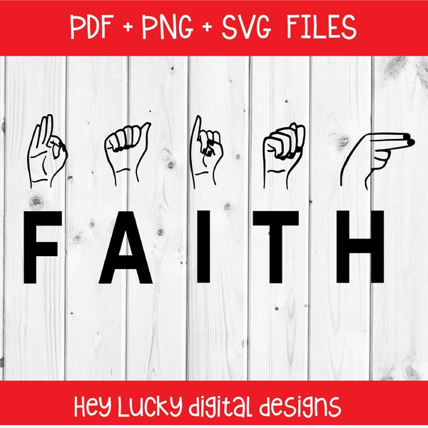 Faith Sign - Etsy