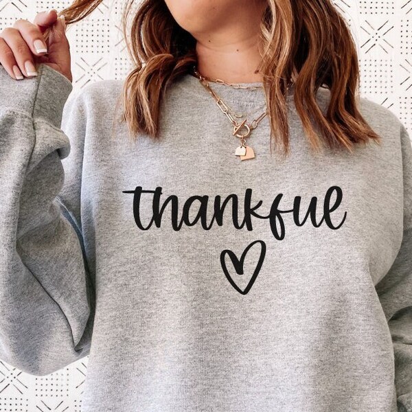 Thankful Svg - Etsy
