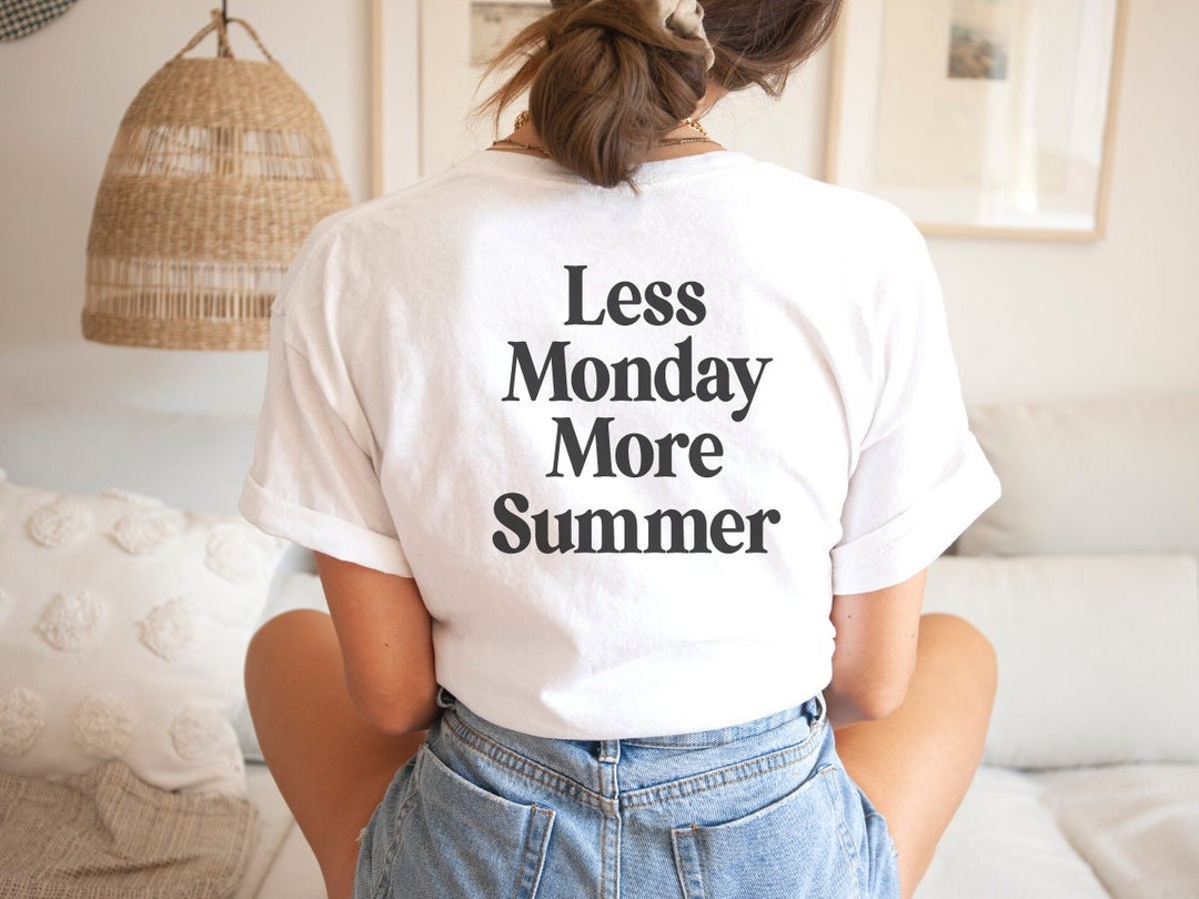 Less Monday More Summer Svg, Summer Vibes Svg, Beach Svg File, Beach ...