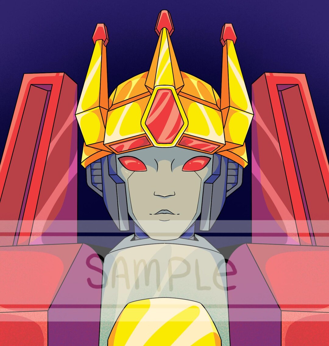 All Hail Starscream Print - Etsy