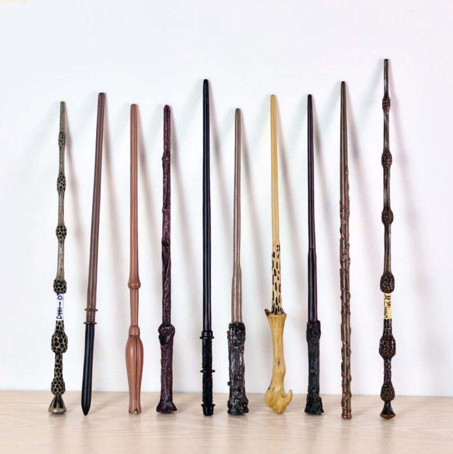 Resin MAGIC WANDS Hand Painted by Harry's Magic World - Etsy