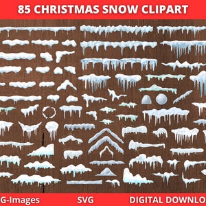 Christmas Snow Svg | Christmas Snow Clipart | Snow on the Wall Svg ...