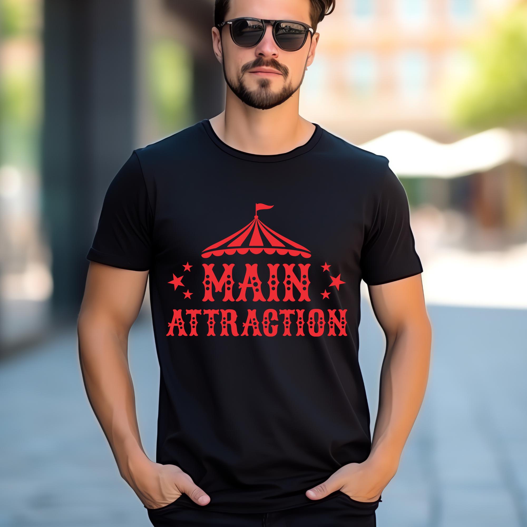Main Attraction SVG: Circus Birthday Clipart, Carnival Shirt Design ...