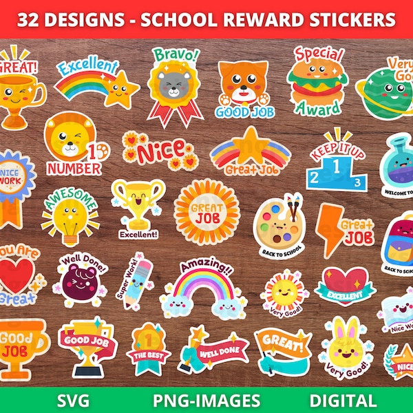 Well Done Stickers - Etsy