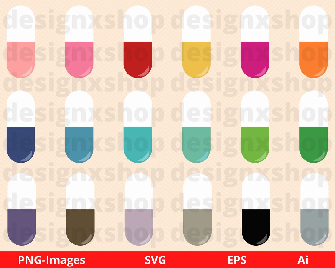 Pill Clipart, Vitamin Clipart, Medicine Clipart, Medical Clipart ...