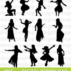 Hula Dancer Svg, Hawaiian Girl Svg, Hawaii Clipart, Dancer Svg, Hula ...