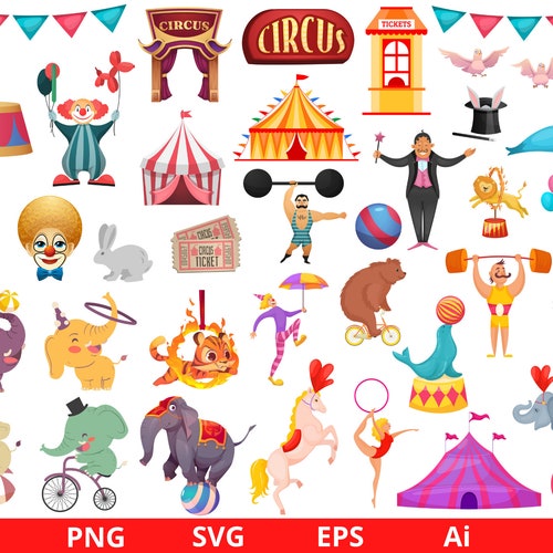 3 Ring Circus Clipart
