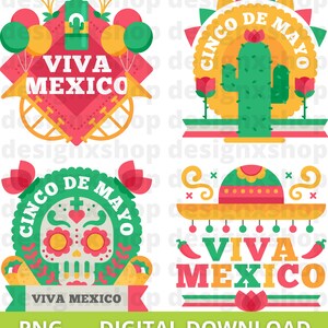 Cinco De Mayo SVG Clipart Bundle: Fiesta Quotes (digital Download) - Etsy