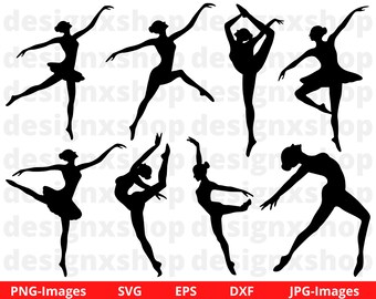 17 Dance Svg Dance Silhouette Dance Svg Bundle Dance Cut - Etsy