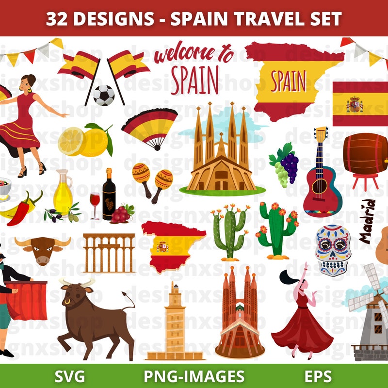 Spain Scrapbook - Etsy