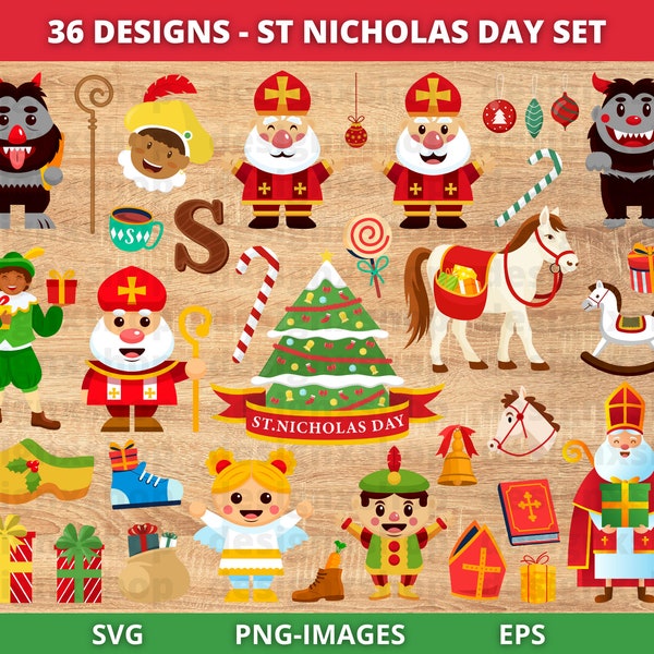 Saint Nicholas Svg - Etsy