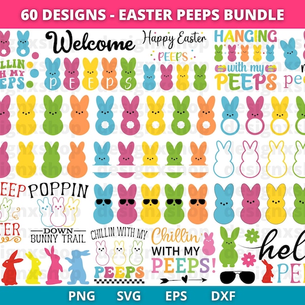 Peeps Svg - Etsy