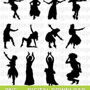 Hula Dancer Svg, Hawaiian Girl Svg, Hawaii Clipart, Dancer Svg, Hula ...