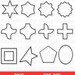 Basic Shapes SVG Bundle, Geometric Shapes Svg, Name Frame Tags Svg ...
