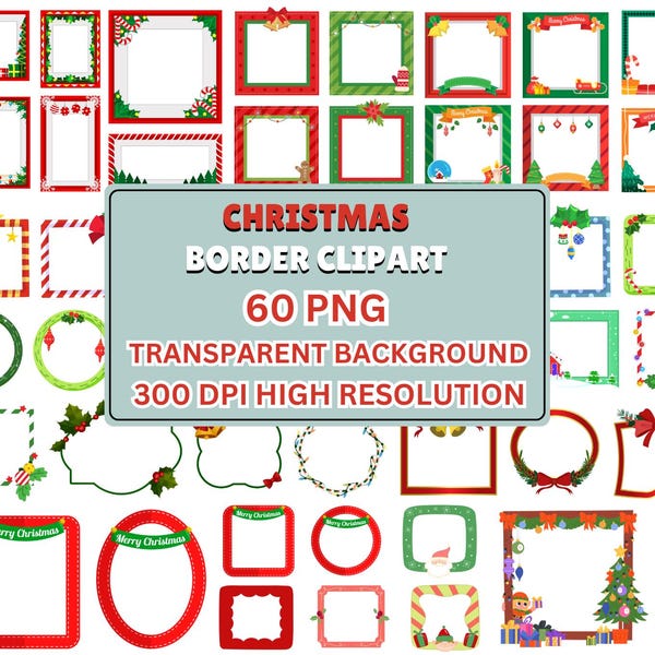 Christmas Frames - Etsy
