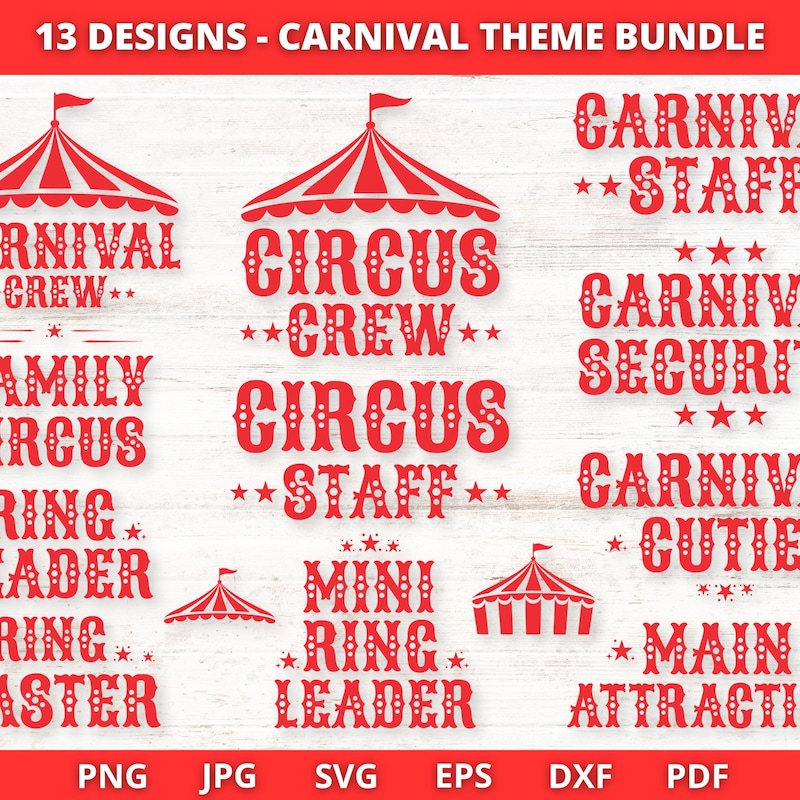 Circus Themed First Year - Etsy