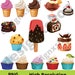 Food Clipart, Candy Clipart, Ice-cream Clipart, Cake Clipart, Cupcakes ...