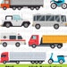 Logistic Vehicles Clipart, Delivery Clipart, Transportation Clipart ...