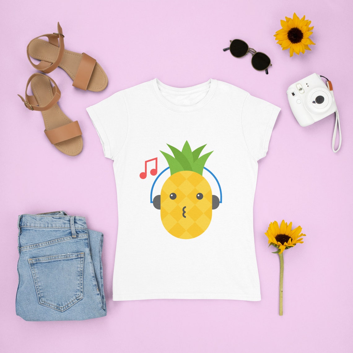 Pineapple SVG Bundle Pineapple Clipart Cute Pineapples | Etsy