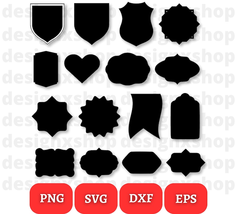 Label Svg, Banner Svg, Shapes Svg, Tag Svg, Basic Shape SVG Bundle ...