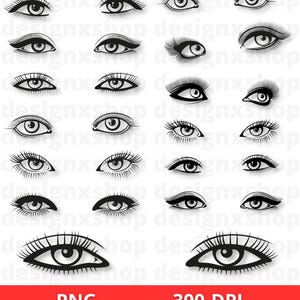 Woman Face Svg, Eyelash Svg, Lashes Svg, Hair Svg, Woman Svg, Female ...