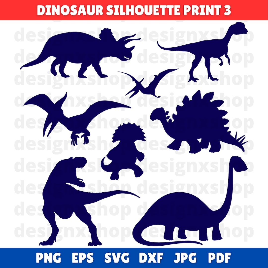 Dinosaur SVG Bundle - Dinosaur PNG Bundle - Dinosaur Clipart - Dinosaur ...