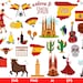 SPAIN Clipart, Spanish Clipart, Travel Clipart, Europe Clipart ...