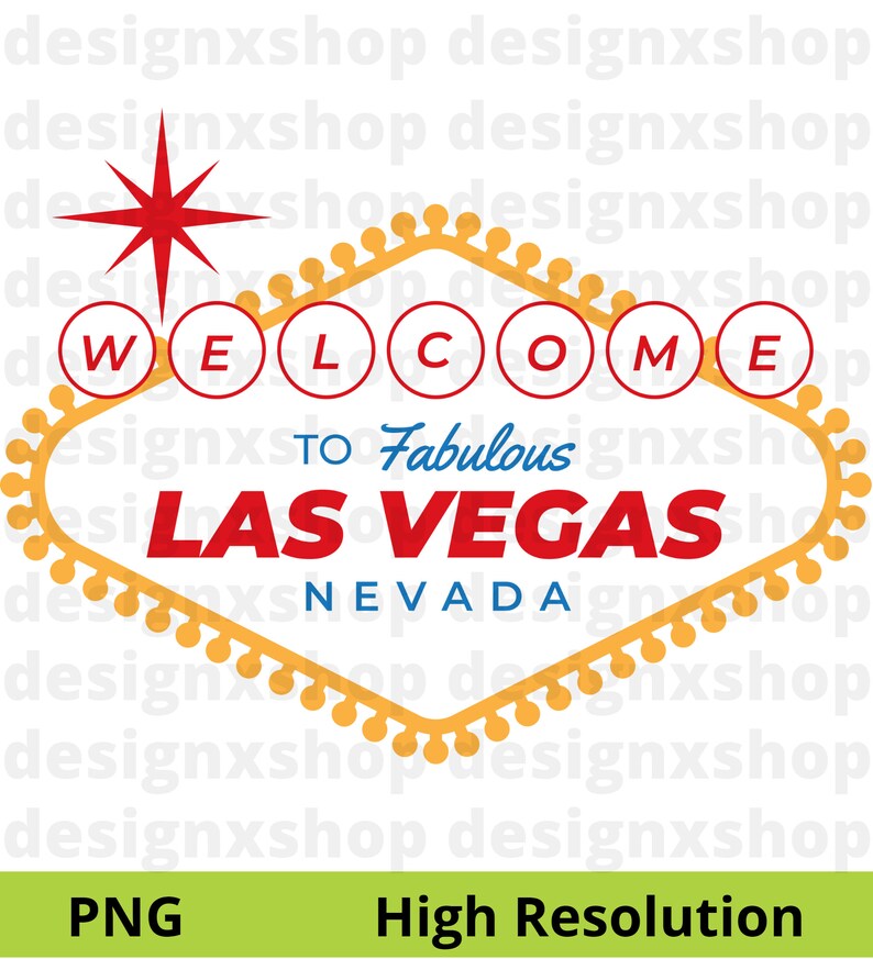 Buy Las Vegas Sign Clipart Las Vegas SVG Vegas Svg Night at Las Online ...