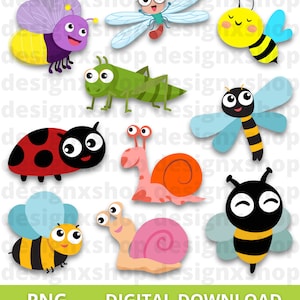 Bugs Clipart, Insects Clipart, Butterfly Clipart, Animal Clipart ...