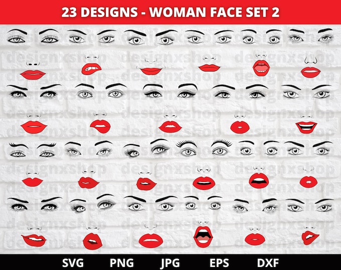 Cartoon Faces Vinyl Decal Sticker - Etsy