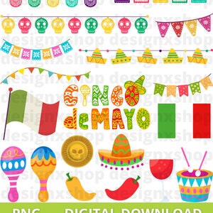 Cinco De Mayo Clipart, Mexico Clip Art, Fiesta Clipart, Mexico Svg ...
