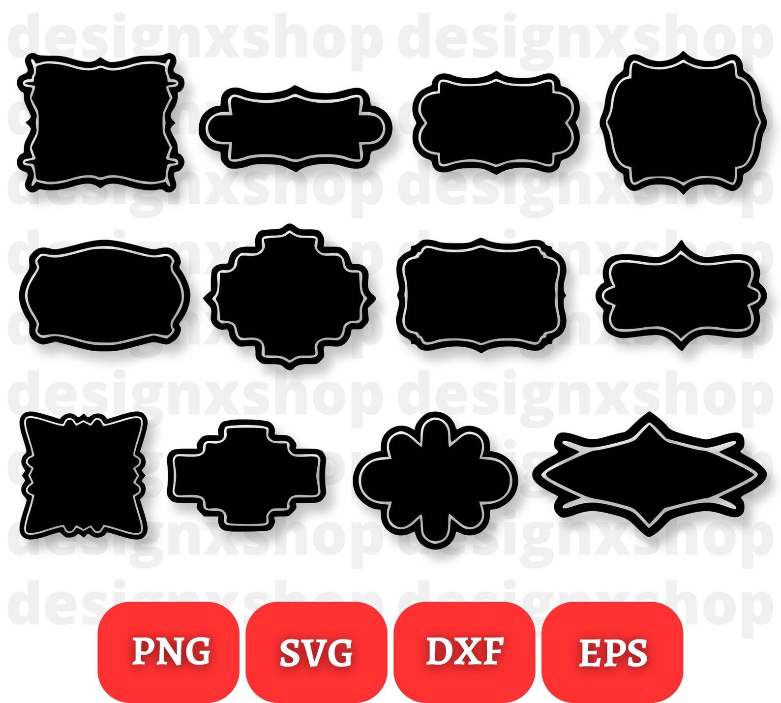 Label Svg, Banner Svg, Shapes Svg, Tag Svg, Basic Shape SVG Bundle ...