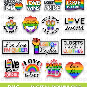 LGBTQ SVG Bundle, LGBT Svg, Pride Svg, Gay Pride Svg, Lgbt Quotes Svg ...
