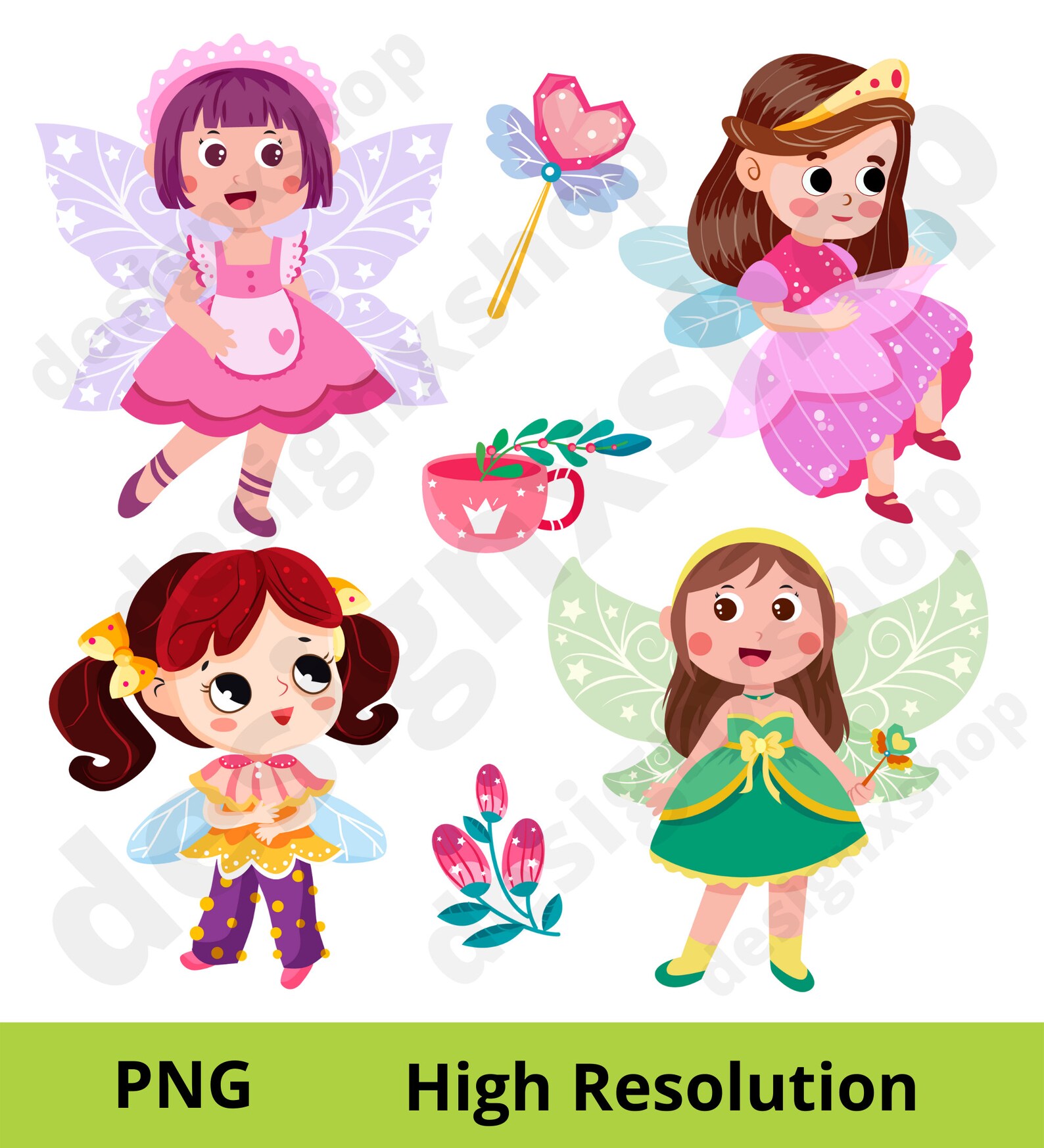 Princess Clipart Cute Princess PNG Cute Little Princess - Etsy