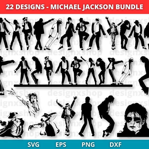Michael Jackson Svg - Etsy
