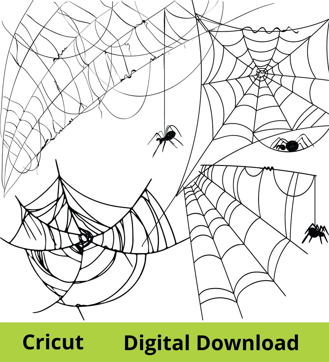 Spider Web SVG Bundle Cobweb Svg Spider Svg Halloween Svg - Etsy
