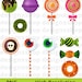 Halloween Candy Clipart Bundle | Spooky Cupcakes, Lollipops, Sweets ...