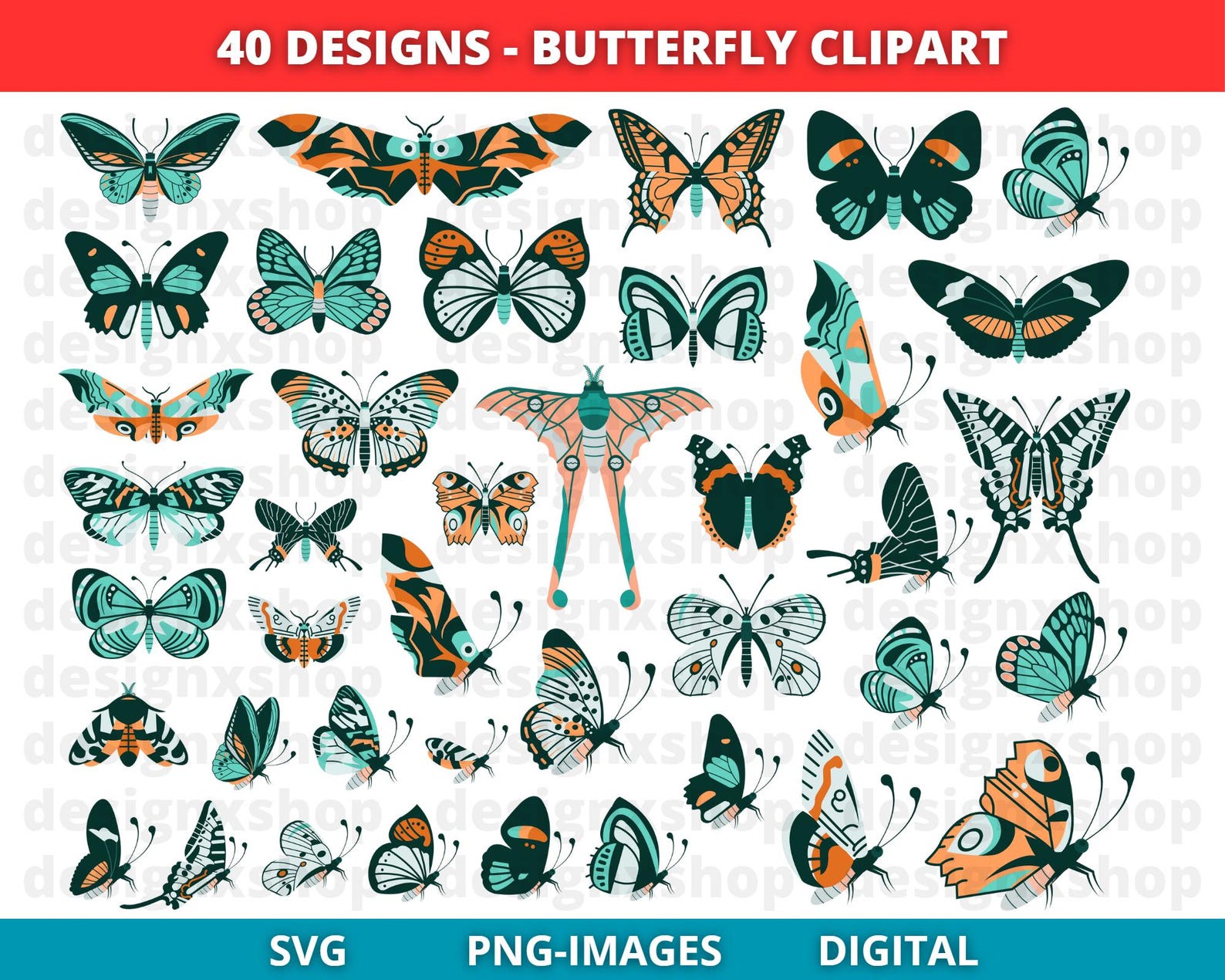 Bugs Clipart, Insects Clipart, Butterfly Clipart, Animal Clipart ...
