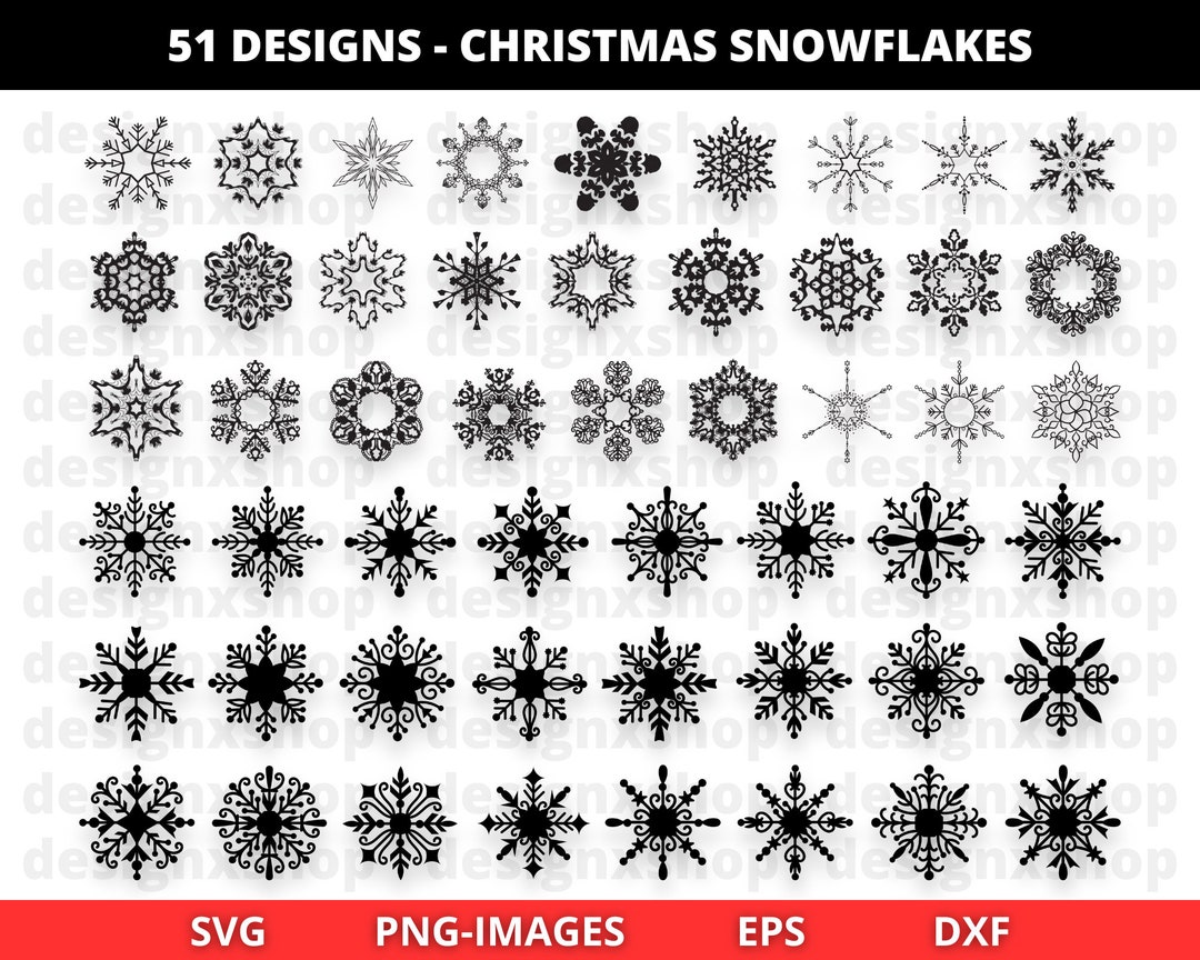 Snowflakes Svg Bundle, Snowflakes Svg, Winter Svg, Christmas Svg ...