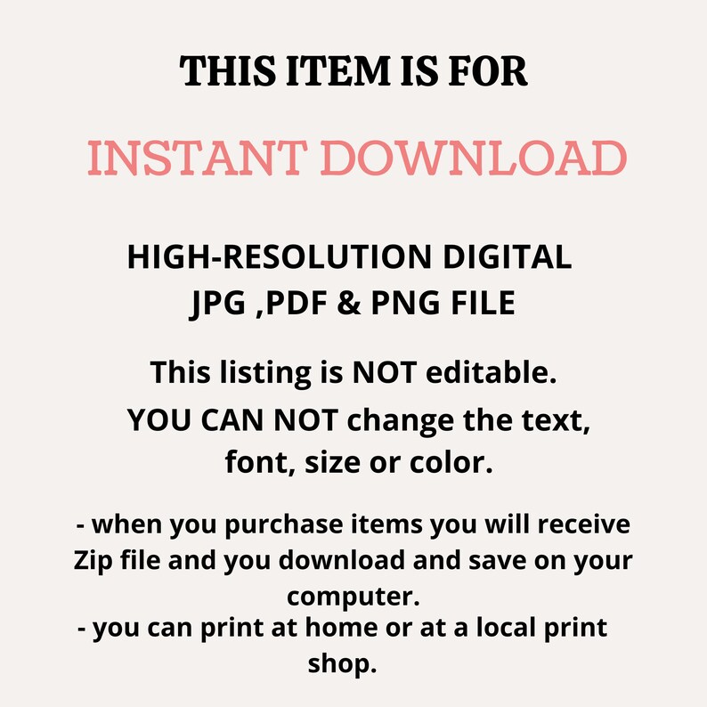 Printable Love Sign Love Digital Print Love Word Art Modern | Etsy