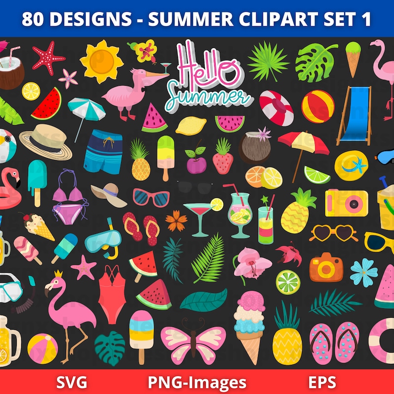 Popsicle Clipart - Etsy