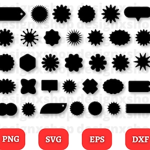 Basic Shape SVG Bundle, Frames Svg - Tags Svg - Label Svg - Banner Svg ...