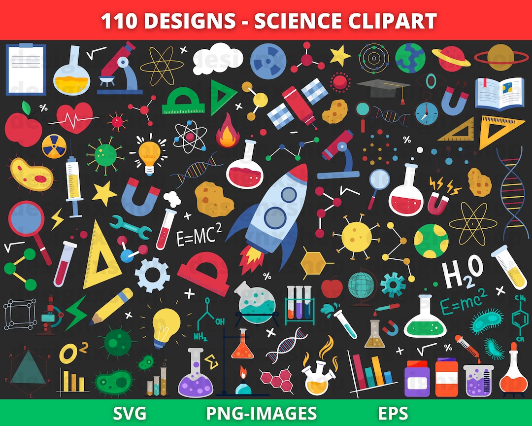 Science Clipart, School Clipart, Lab Clipart, Space Clipart, Chemistry ...