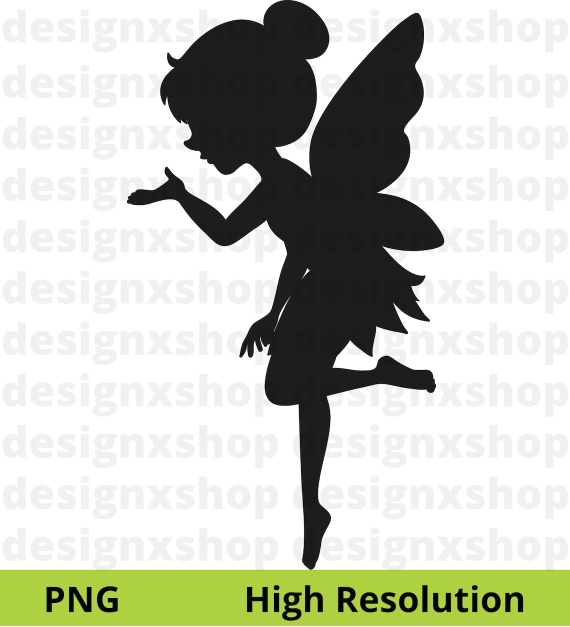 Silueta de hadas svg faries svg archivos de corte de silueta - Etsy México