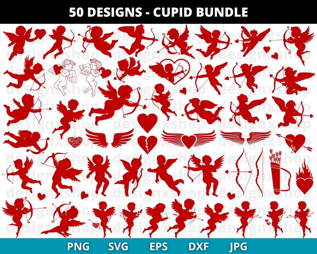 Cupid SVG | Cupid SVG Bundle | Cupid Clipart | Cupid Cut File | Cupid ...