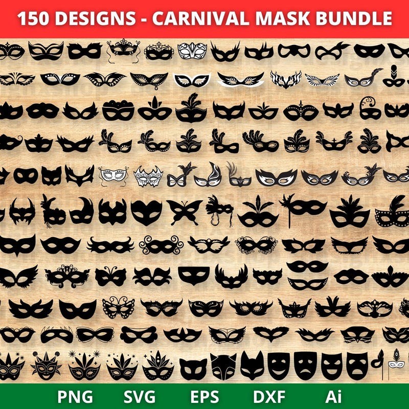 Masquerade Mask Festival - Etsy