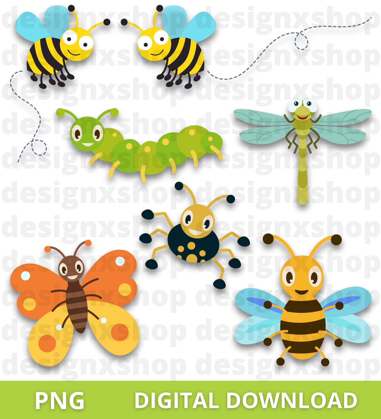 Bugs Clipart, Insects Clipart, Butterfly Clipart, Animal Clipart ...