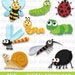 Bugs Clipart, Insects Clipart, Butterfly Clipart, Animal Clipart ...