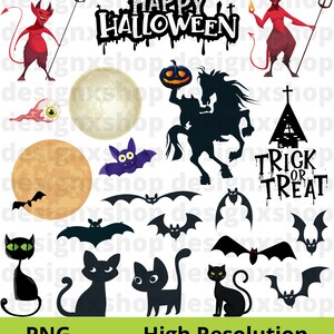 Halloween Svg Bundle, Pumpkin Svg, Ghost Svg, Characters, Spider Web ...