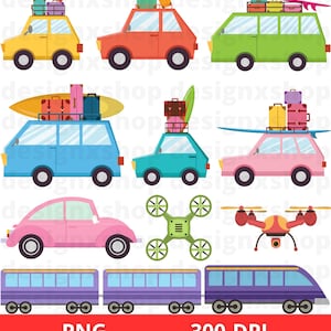 Transport Clipart, Vehicles Clipart, Transportation Clipart, Kids ...